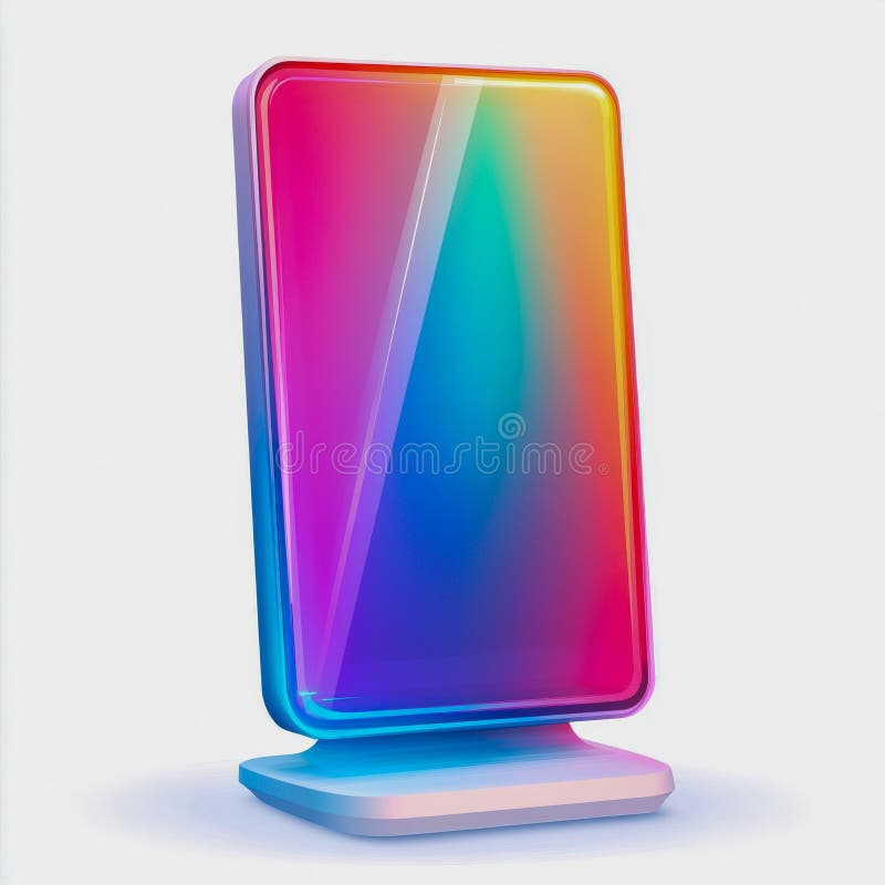 Holographic Display Flat Icon Innovative Technology Interface Digital ...