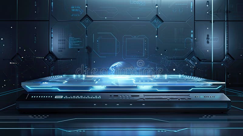 Holographic Displays, Abstract Data Streams, and Geometric Shapes ...