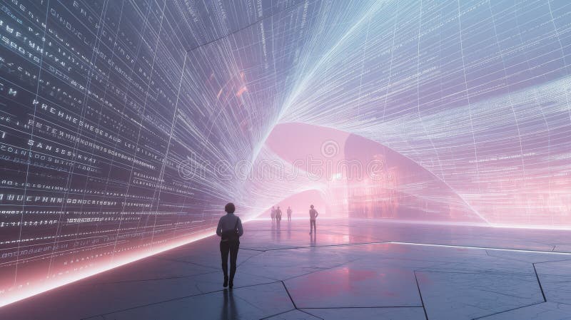 Holographic Displays, Abstract Data Streams, and Geometric Shapes ...