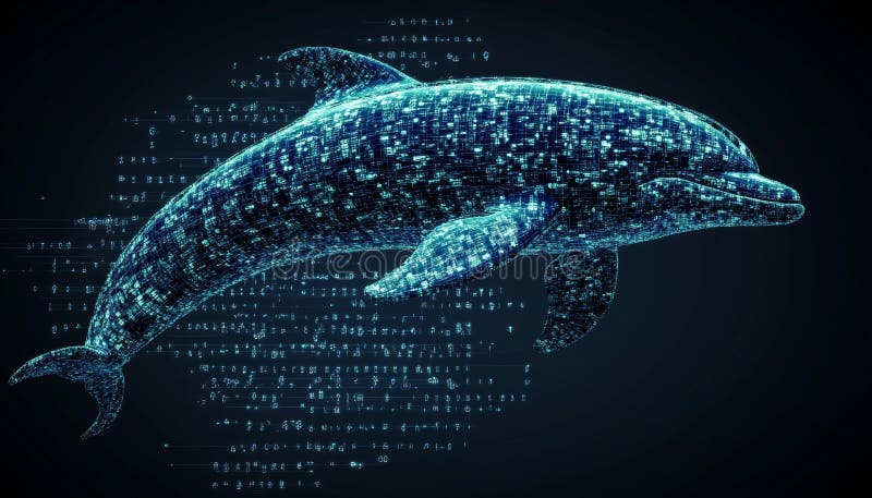 Holographic Dolphin in Digital Space, Modern Technology and Futuristic ...