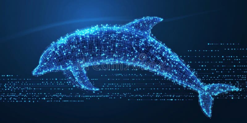 Holographic Dolphin Swimming through Digital Space, a Modern Display of ...