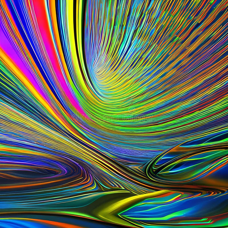 Holographic Dreams: an Abstract Representation of Dreams, Created with ...