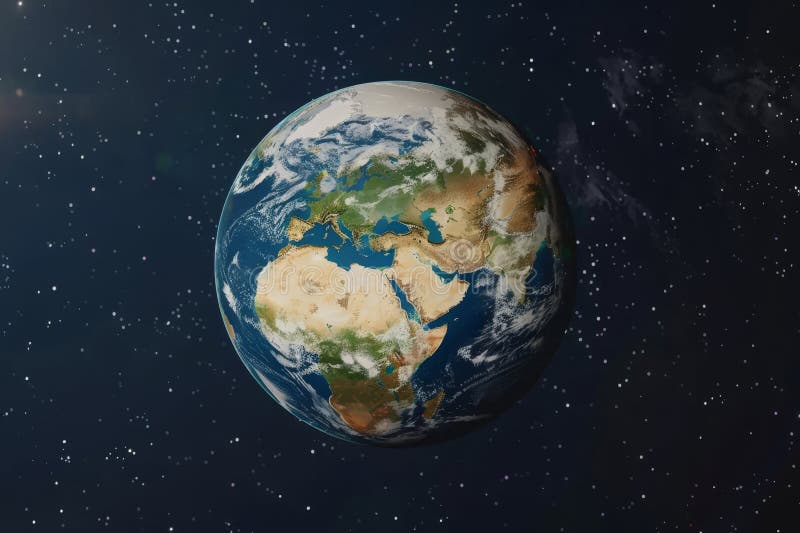 Holographic Earth Hud with Digital Data and Technology Globe in 3d ...