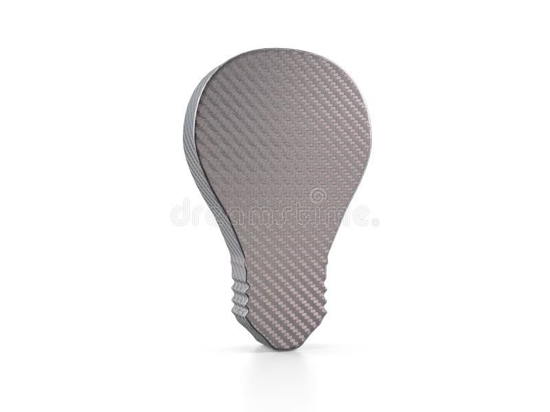 Holographic Foil Bulb Symbol Stock Illustration - Illustration of ...