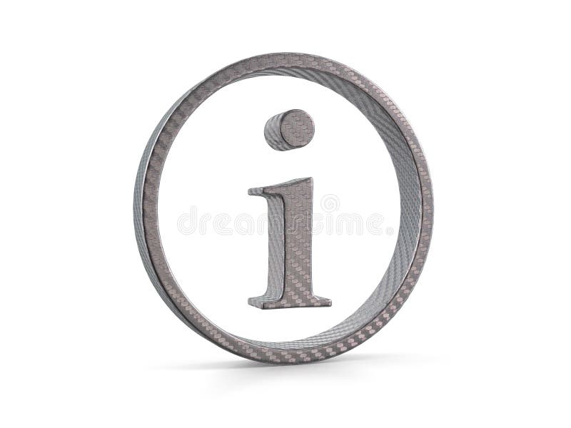 Holographic Foil Info Symbol Stock Illustration - Illustration of ...