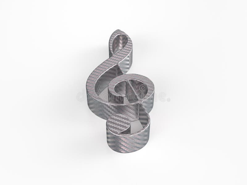 Holographic Foil Music Note Symbol Stock Illustration - Illustration of ...