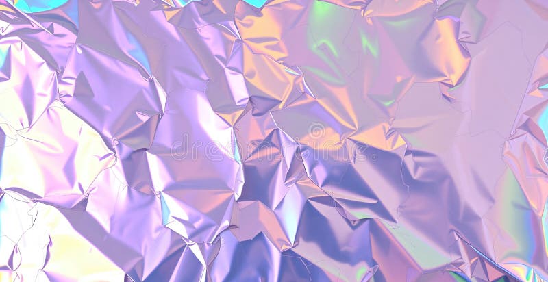Holographic Foil Texture. Iridescent Magic Surface Background Stock ...