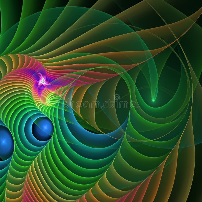 Holographic Frequency stock illustration. Illustration of science ...