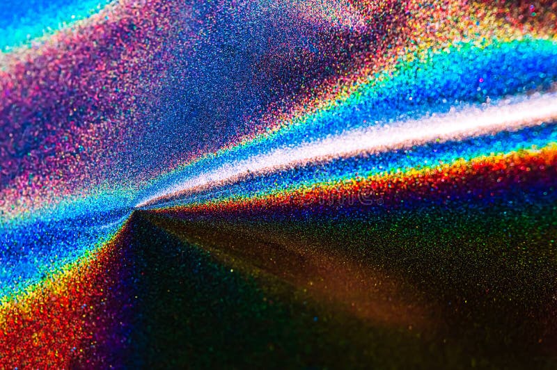 Holographic Glitter Texture. Rainbow Spectrum Gradient. Shiny Abstract ...
