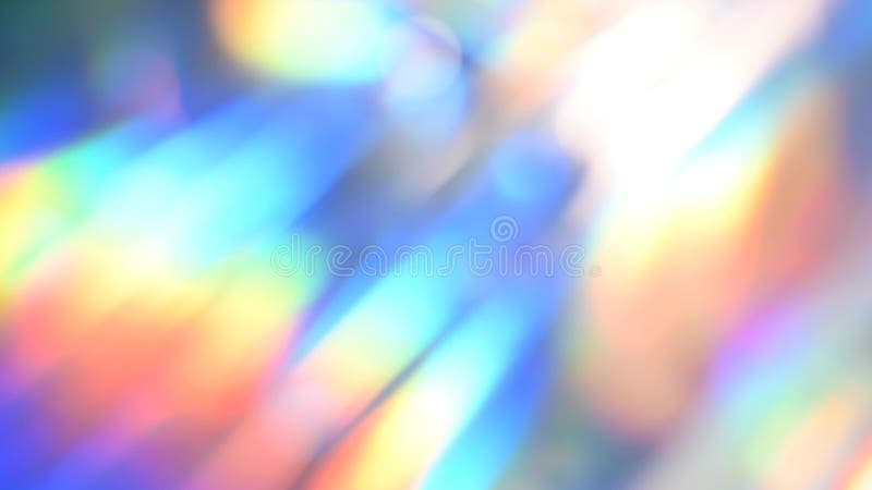 Holographic Gradient Generating Background Iridescent with Light Rays, Blending Vibrant Spectral ...