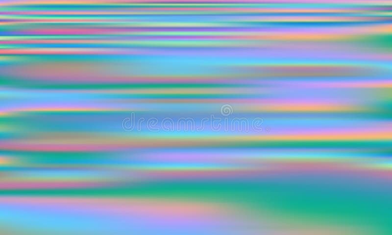 Holographic Gradient Neon Vector Illustration. Stock Vector ...