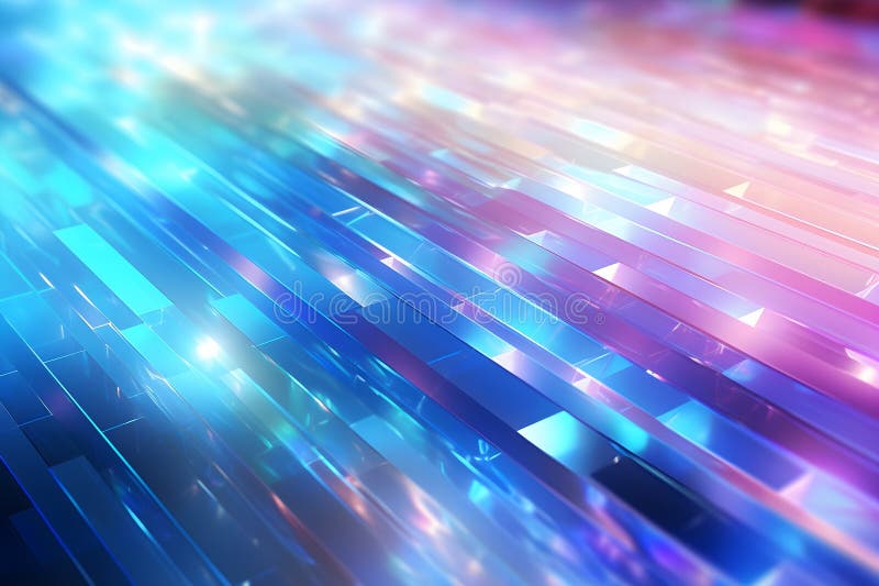 Holographic Gradients Shimmer and Shift, Forming a Futuristic Abstract ...