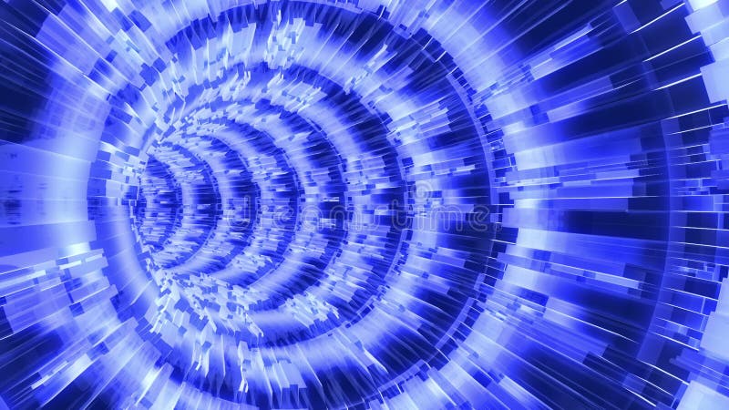 Holographic Infinite Tunnel Stock Video - Video of effect, abstract ...