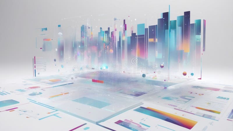 Holographic Interface: an Abstract Representation of a Futuristic ...