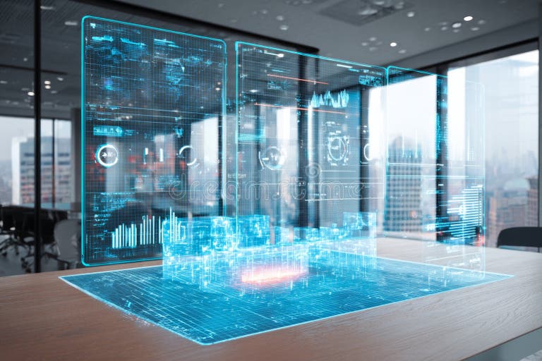 A Holographic Interface Projects Detailed 3D Data and Interactive ...