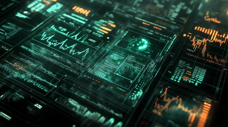 Holographic Interface with Stock Market Indicators and Currency ...