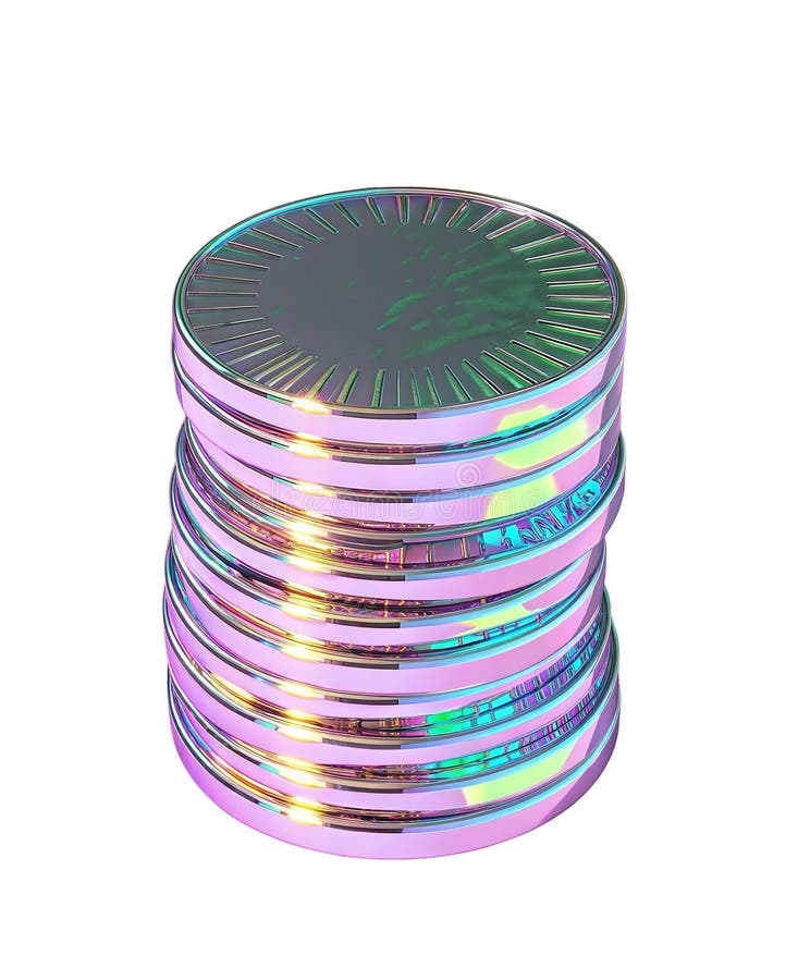 Stack Shiny Coins Neon Background Stock Photos - Free & Royalty-Free ...