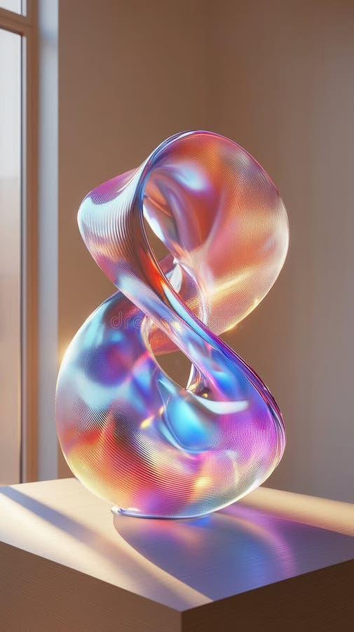 Holographic Iridescent Surface Background Creating a Colorful Abstract ...