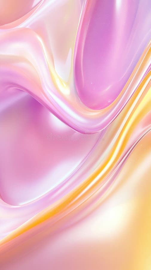 Holographic Iridescent Surface is Creating a Abstract Abstract ...