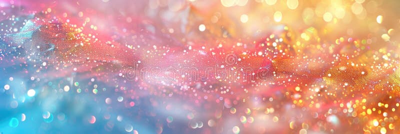 Holographic Shimmering Glittering Backdrop. AI Generated Stock ...