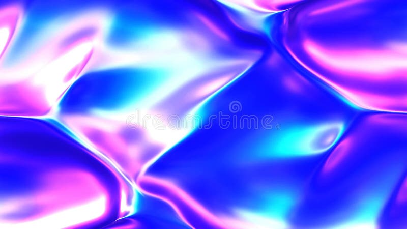 Holographic Liquid Flow Loop - Mesmerizing Animated Background Stock ...
