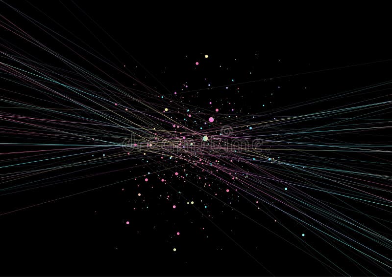 Holographic Minimal Lines and Small Particles Abstract Background Stock ...