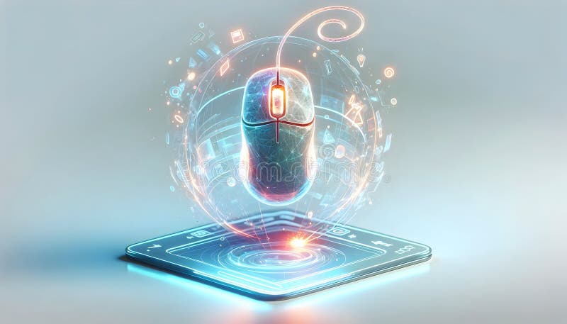 Holographic Mouse with Floating Cursor Concept As a Holographic Mouse ...