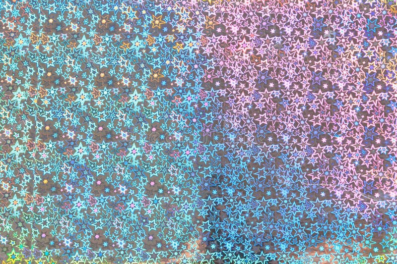 Holographic Paper with a Geometric Pattern. Background or Backdrop ...