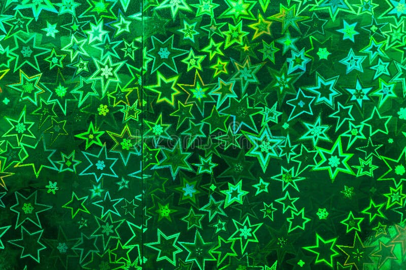 Holographic Paper with a Geometric Pattern. Background or Backdrop ...