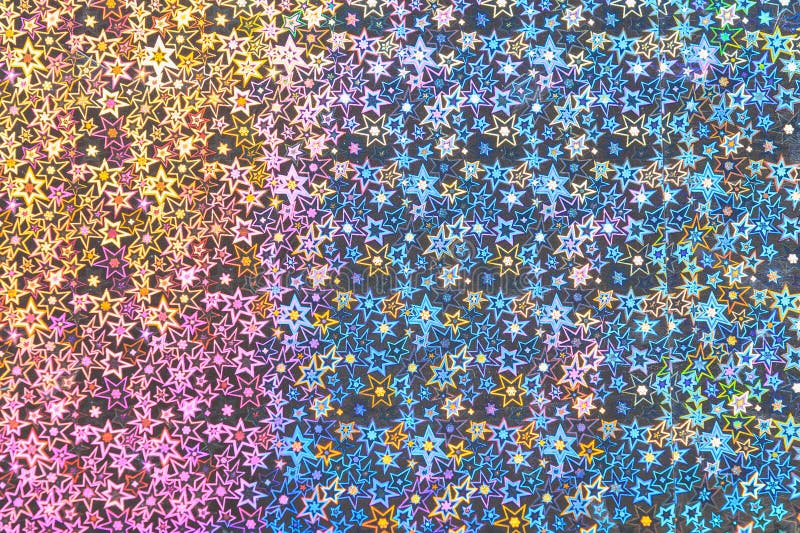 Holographic Paper with a Geometric Pattern. Background or Backdrop ...