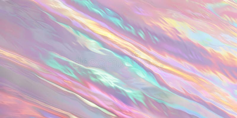 Holographic Pastel Rainbow Texture Background Stock Illustration ...