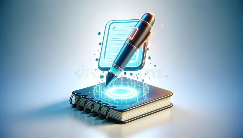 Holographic Pen with Floating Notepad Concept As a Holographic Pen with ...