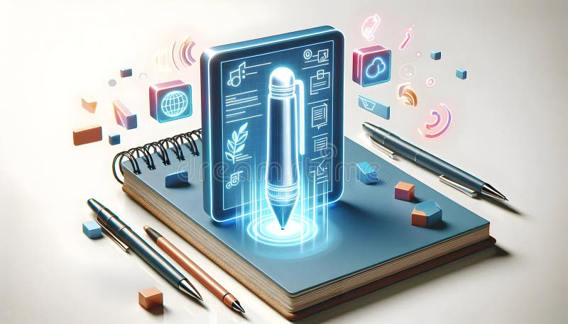 Holographic Pen with Floating Notepad Concept As a Holographic Pen with ...