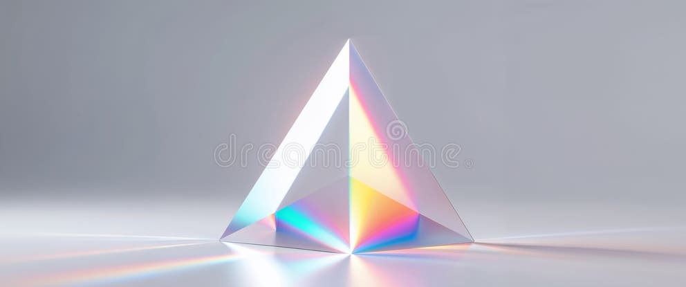 Holographic Prism Effect Moment with Prism with Bold Stock Photo ...