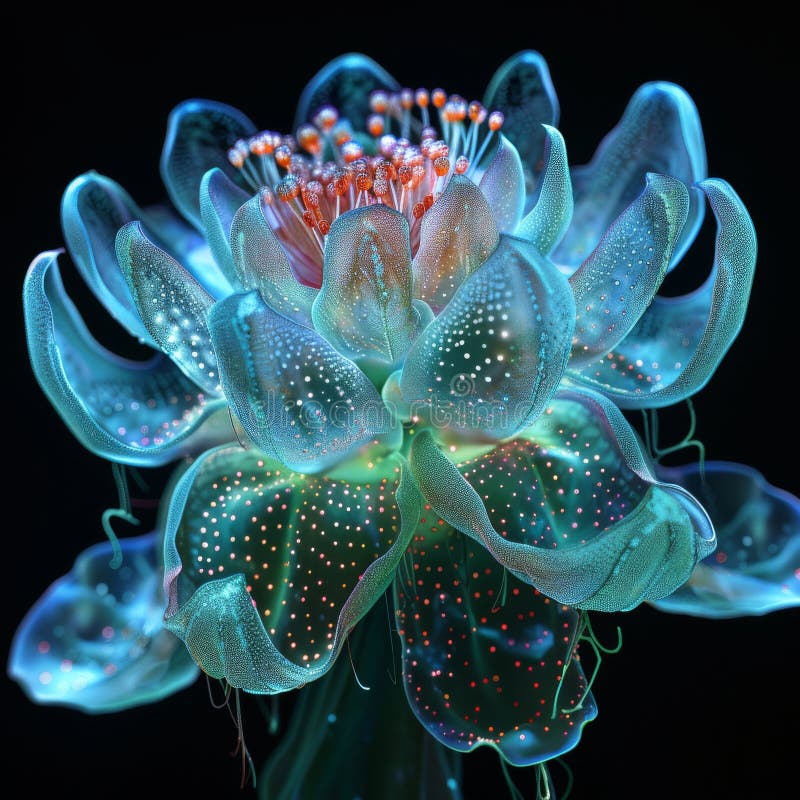 A Holographic Projection of a Plant S Internal Structure, Revealing the ...
