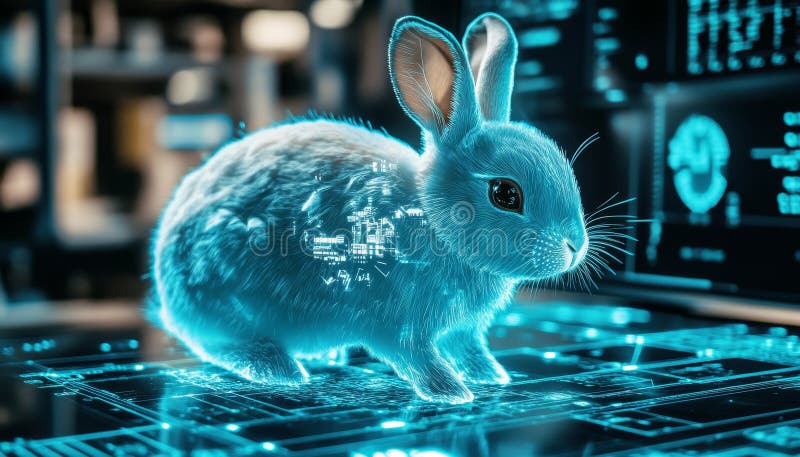 Holographic Projection of a Rabbit, Merging Biology and Digital ...