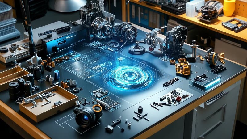 Futuristic Manufacturing Process Using Holographic Projection ...