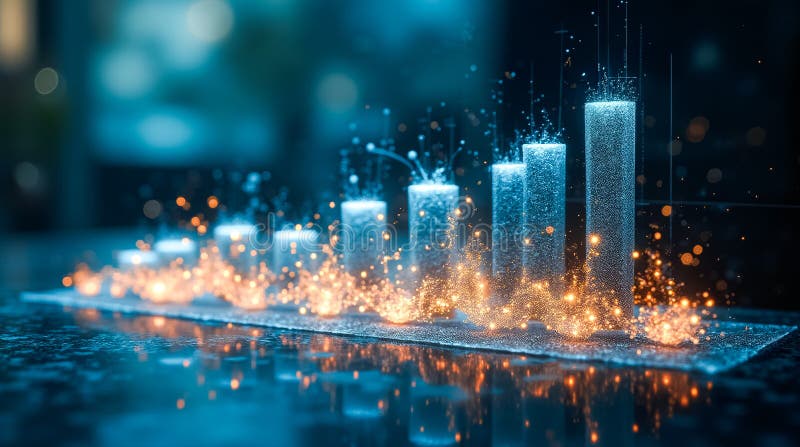 Holographic Projections Illustrate Growth Trends with Stunning Visual ...