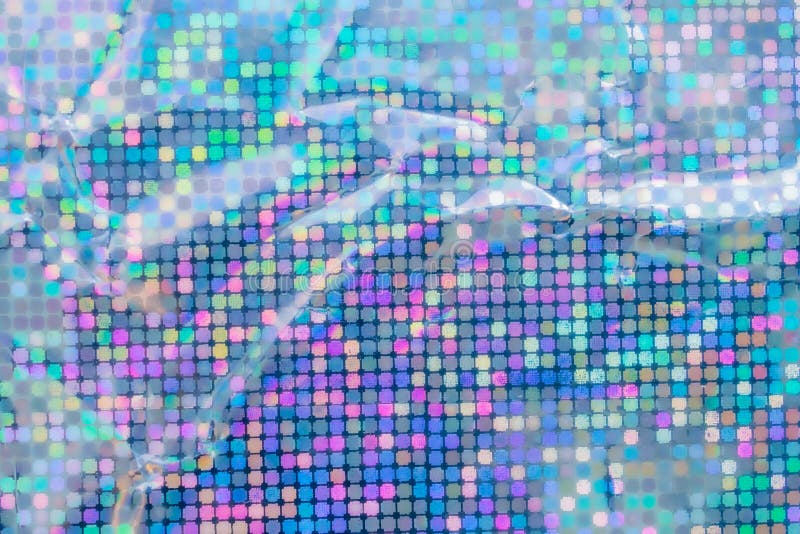 Holographic Rainbow Foil Iridescent Texture Abstract Hologram ...