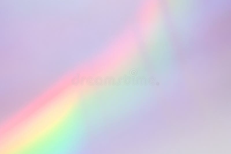 Holographic Rainbow Gradient Color Light Refraction Overlay Effect on ...