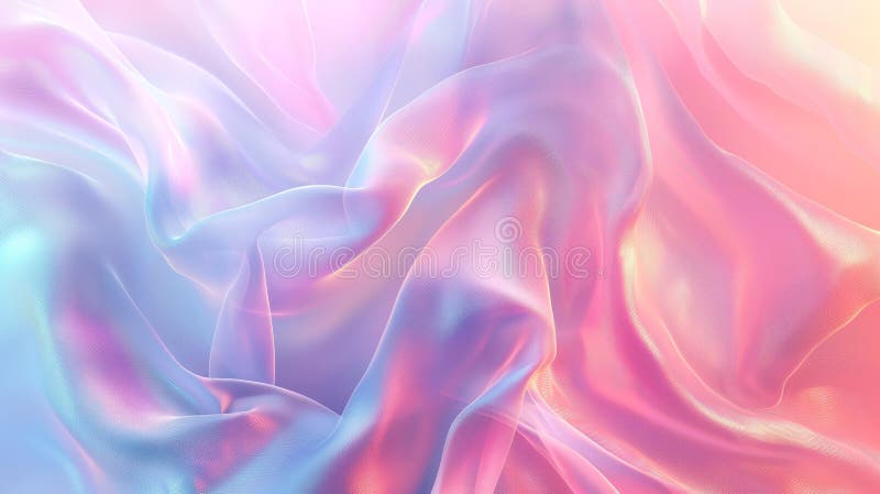 Holographic Silk Waves stock photo. Image of shiny, silk - 312355270