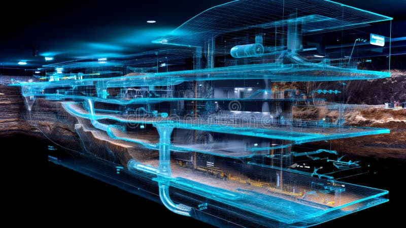 Holographic Simulation Showcasing the Intricate Design of an ...