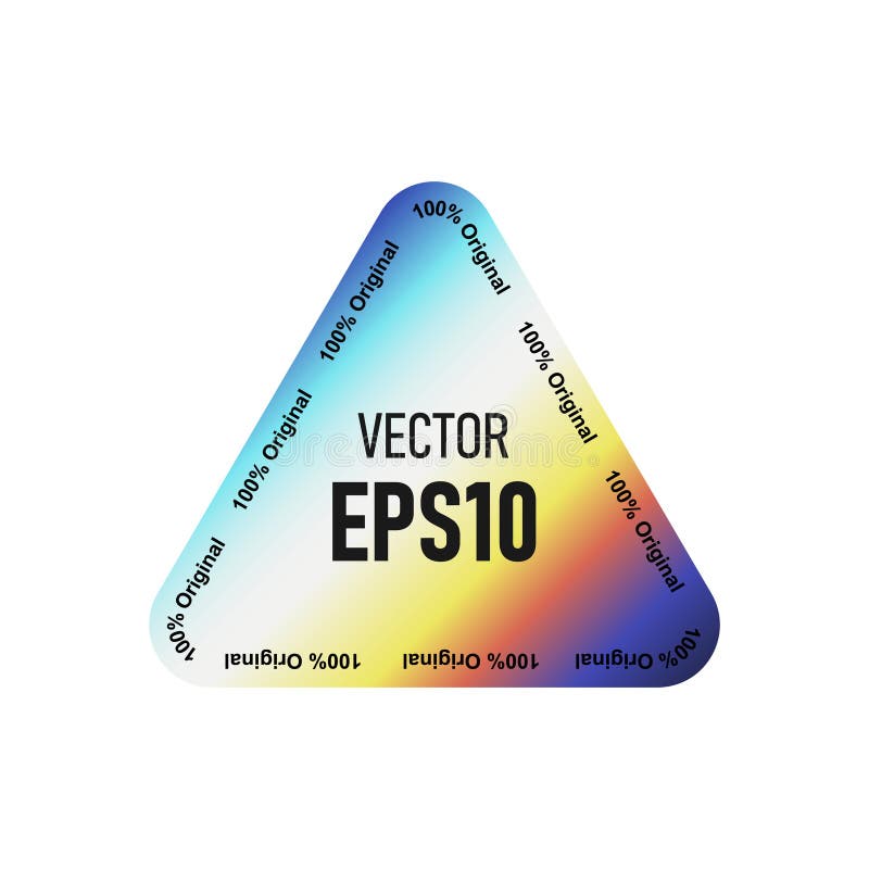 Holographic Foil Triangle Stock Illustrations – 233 Holographic Foil ...