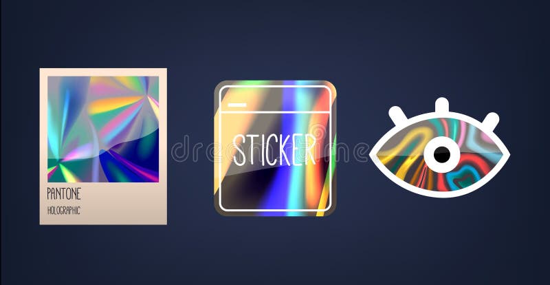 Holographic Stickers with Three-dimensional Optical Effect, Creating ...