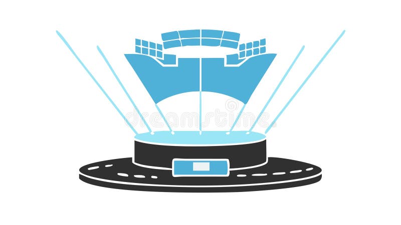 Holographic Terrain Mapping. Virtual Landscape Environmental Simulation ...