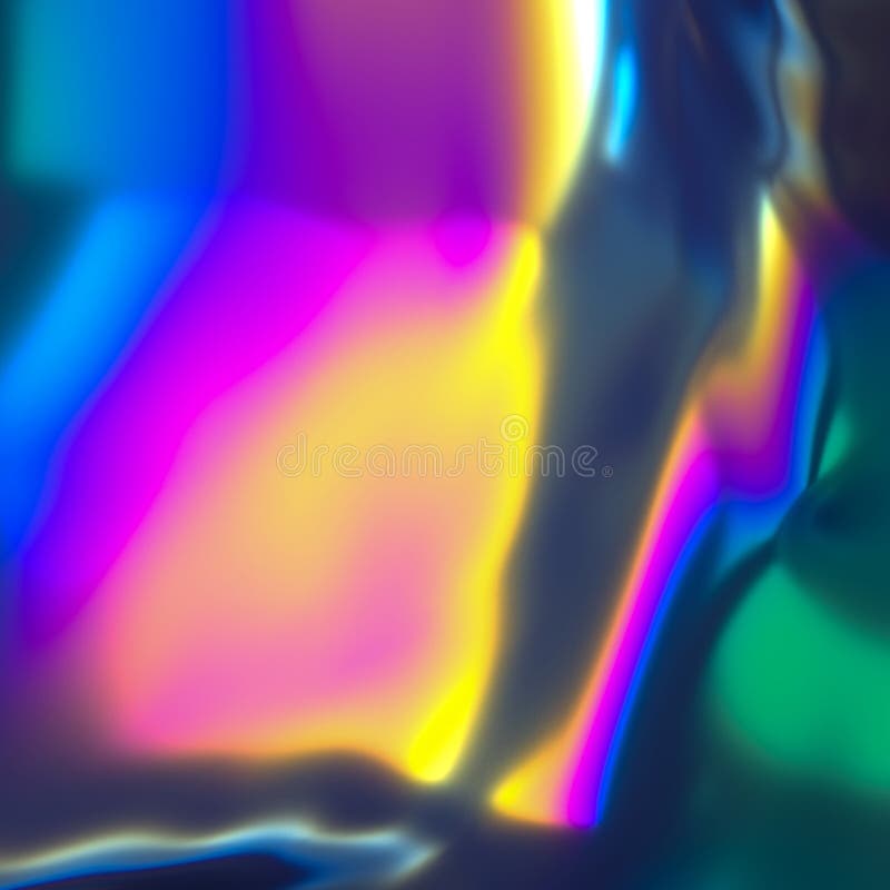 Holographic Texture Render. Stock Illustration - Illustration of ...