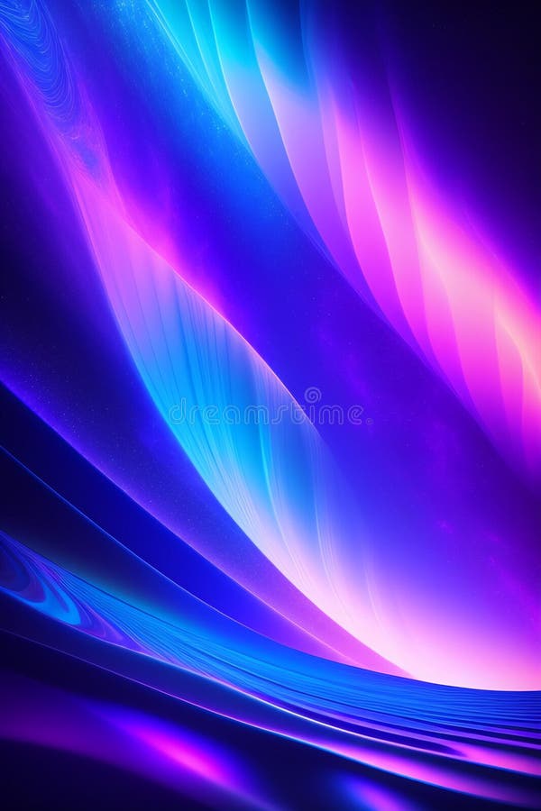 Holographic Tone Wave Pattern Background Art Color Wallpaper Stock ...