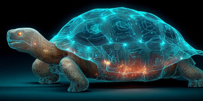 Holographic Tortoise in Digital Space an Abstract Representation of ...