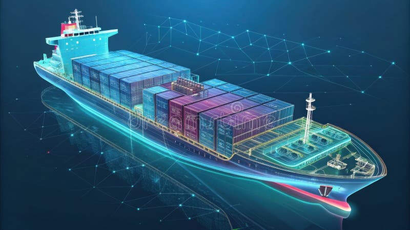 A Holographic Version of a Shipping Vessel Highlights Its Cargo ...