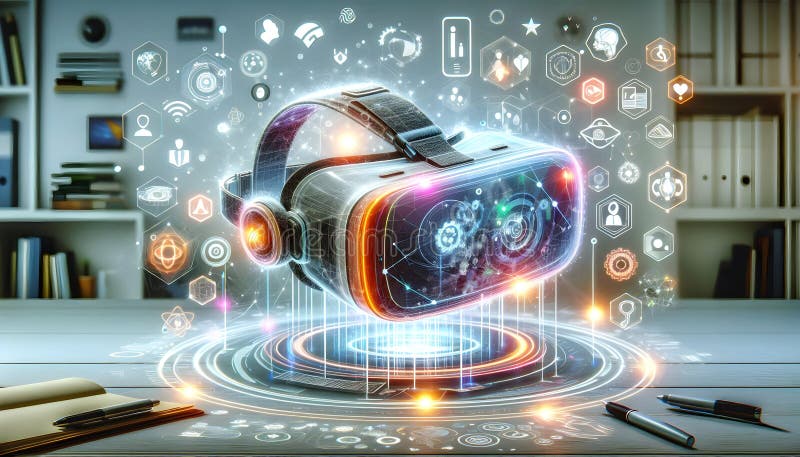 Holographic Virtual Reality Headset Concept As a Holographic Virtual ...